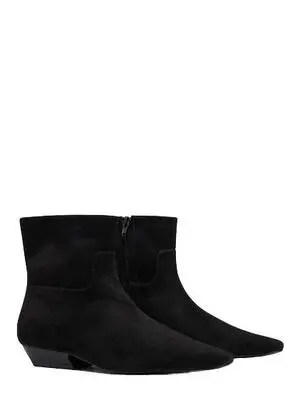 THERAPY AUSTRALIA Xanthe Ankle Boot - Black Faux Suede