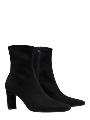 THERAPY AUSTRALIA Bette Sock Ankle Boots - Black Smooth