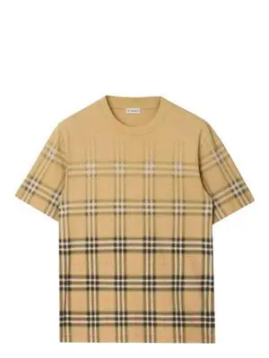 Burberry Ryan Dégradé Check T-shirt - Sand Ip Check