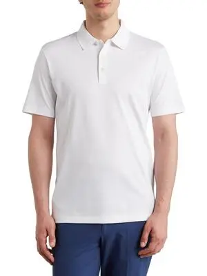 Theory Short Sleeve Polo - White
