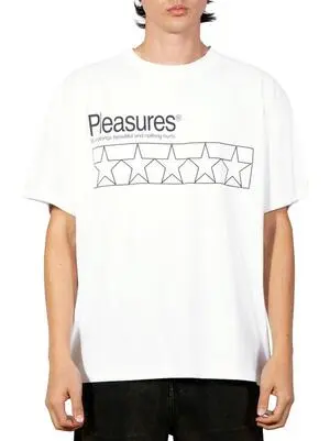 PLEASURES Supplements Graphic Print T-shirt - White