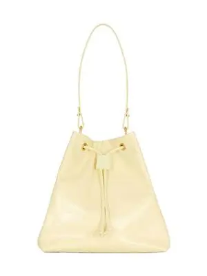 Balmain Pulse Calfskin Leather Backpack - Yellow