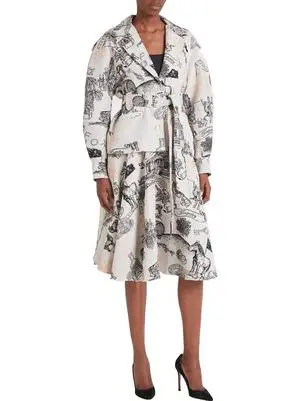 TEMPERLEY LONDON Anniversary Belted Jacket - White