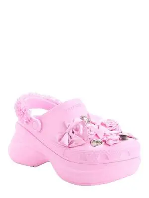 Balenciaga X Crocs Satin Ribbon Clog - Light Pink