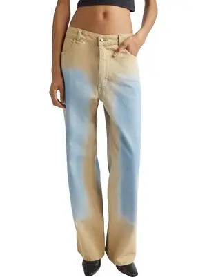 Eckhaus Latta Wide Leg Jeans - Sandbar