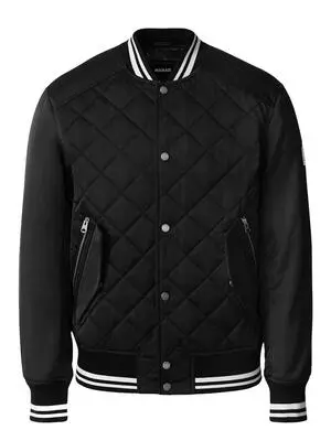Mackage Diamond-quilted Bomber Jacket - Black