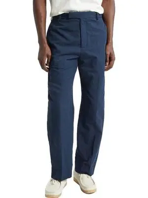 PALMES Cotton Trousers - Navy