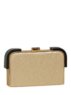 LARALLAN Liz Glitter Clutch - Gold
