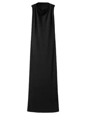 Mango Racerback Maxi Dress - Black