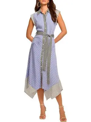 Ramy Brook Vivienne Stripe Shirtdress - Multi Catalina Stripe