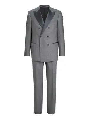 Brunello Cucinelli Tuxedo With Peak Lapel - Grey
