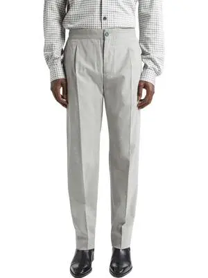 ISAIA Pleated Wool Blend Pants