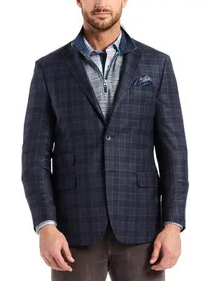 Robert Graham Kipton Woven Sportcoat - Navy