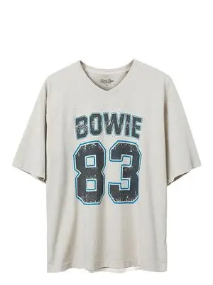 Junk Food Clothing David Bowie '83 Hockey T-shirt - Peyote