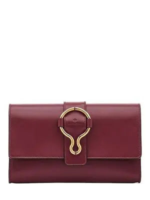 Il Bisonte Il Bisonte Consuelo Clutch Black Cherry