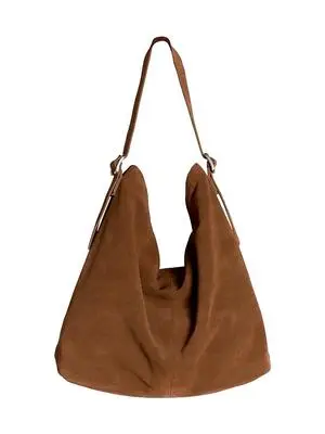 Free People Honor Suede Hobo Bag - Saddle