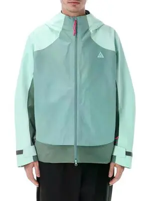 Nike Hooded Color-block Jacket - Green