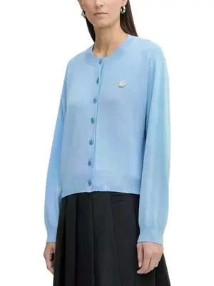 Kenzo Boke Flower Buttoned Cardigan - Blue