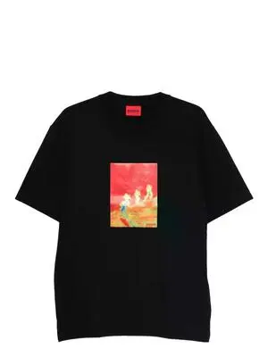 Hugo Graphic-print T-shirt - Black