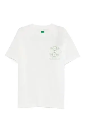 FLANEUR Speaker Graphic-print T-shirt - White