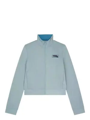 Maison Kitsuné Badge Zip Jacket - Blue