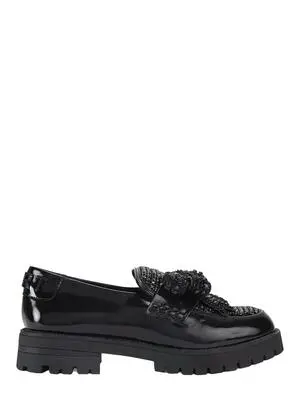 Kurt Geiger Embellished Loafers - Black