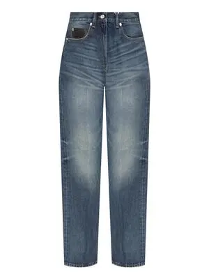 SALVATORE FERRAGAMO Straight-Leg High-Rise Jeans