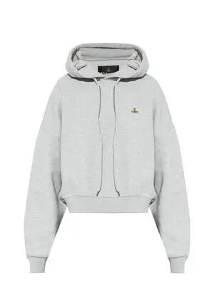 VIVIENNE WESTWOOD Sweatshirt With Logo Patch Grey
