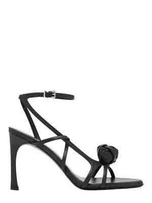 Remain Birger Christensen Rosette Strap Sandals - Black