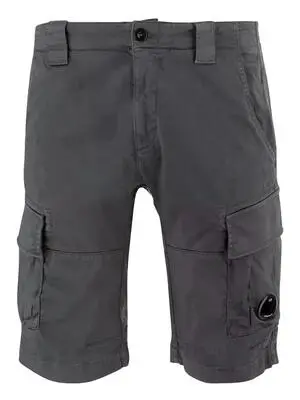 C.P. COMPANY Lens-detail Cargo Shorts - Grey