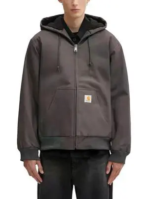 Carhartt Work In Progress Hooded Zip-up Jacket - Grey