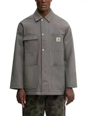 Carhartt Work In Progress Patch-pocket Overshirt - Grey