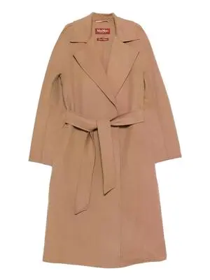 Max Mara Belted Coat - Brown