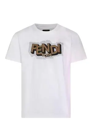 Fendi Logo-print T-shirt - White
