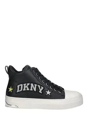 Dkny Star Embellished Sneakers - Black