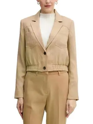 Dkny Jacket With Chest Pockets - Neutrals