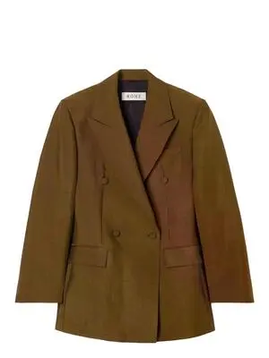 RÓHE Double-breasted Blazer - Brown