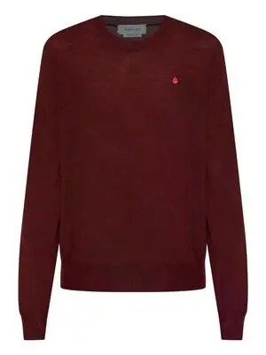 Alexander McQueen Logo-embroidered Sweater - Red