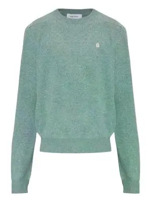 Alexander McQueen Crew-neck Wool Sweater - Blue