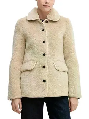 HOSS INTROPIA Rounded-collar Flap-pocket Jacket - Neutrals