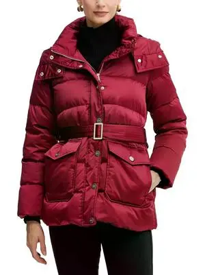 Liu Jo Hooded Puffer Jacket - Red