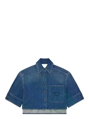 GIVENCHY Patch Pocket Short Sleeve Top