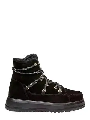 Bogner Lace-up Boots - Black