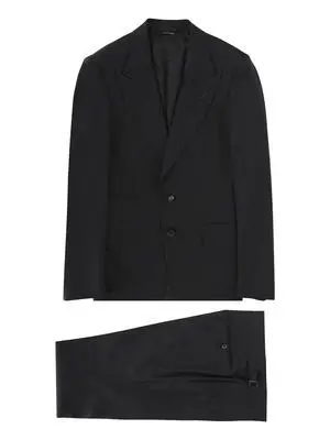 TOM FORD Grand Overcheck Shelton" Suit - Black