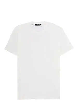 TOM FORD Lyocell And Cotton T-shirt - White