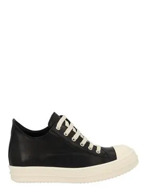 Rick Owens Low Top Sneaker - Black
