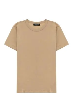 Fabiana Filippi Cotton T-shirt - Beige