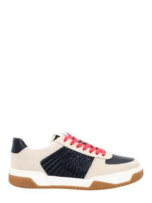Valentino Garavani Logo Detailed Sneakers - Beige