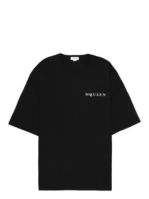 Alexander McQueen T-shirt With Logo - Black