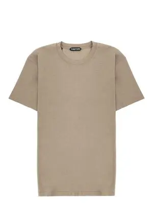 TOM FORD Lyocell And Cotton T-shirt - Green